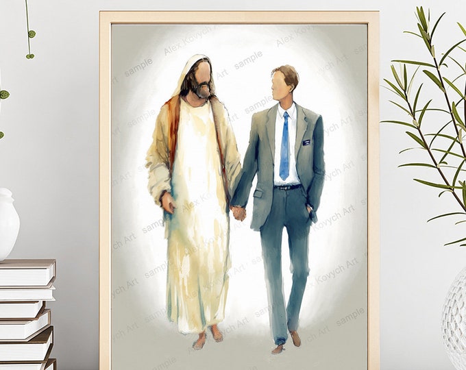 Go Forth With Faith | LDS Missionary | Called to Serve | Jesus Painting ...