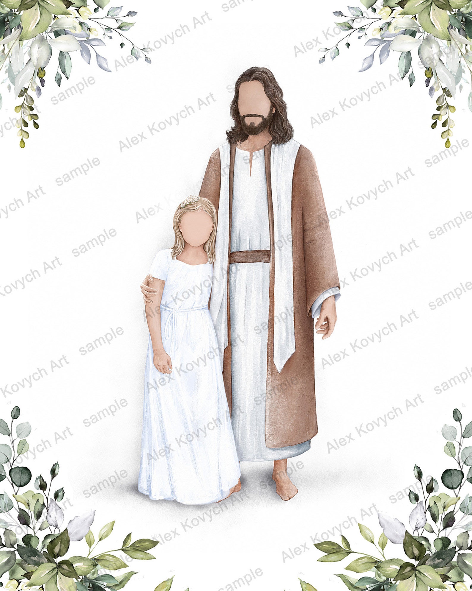 Jesus Art I Walk by Faith Lds Baptism Gift Jesus Christ - Etsy