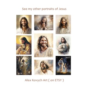 Jesus Art, Christ Portrait, Laughing Christ, Digital Painting, Smiles ...