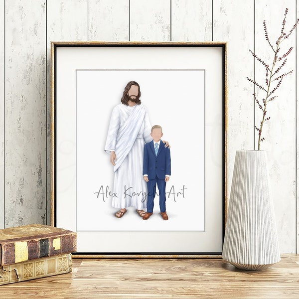 Lds Baptism Jesus Printable - Etsy
