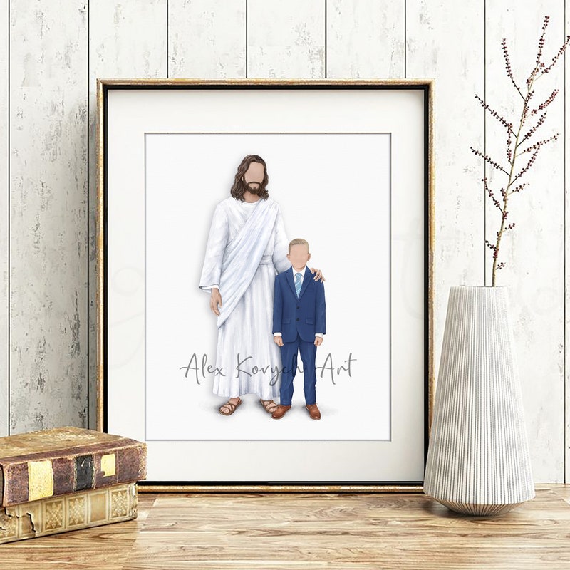 Lds Baptism Jesus Printable - Etsy