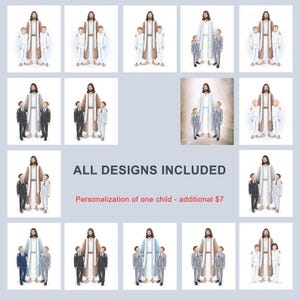 Personalization of a Portrait With Jesus, Baptism Gift for a Girl ...