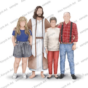Personalization of a Portrait With Jesus, Baptism Gift for a Girl ...