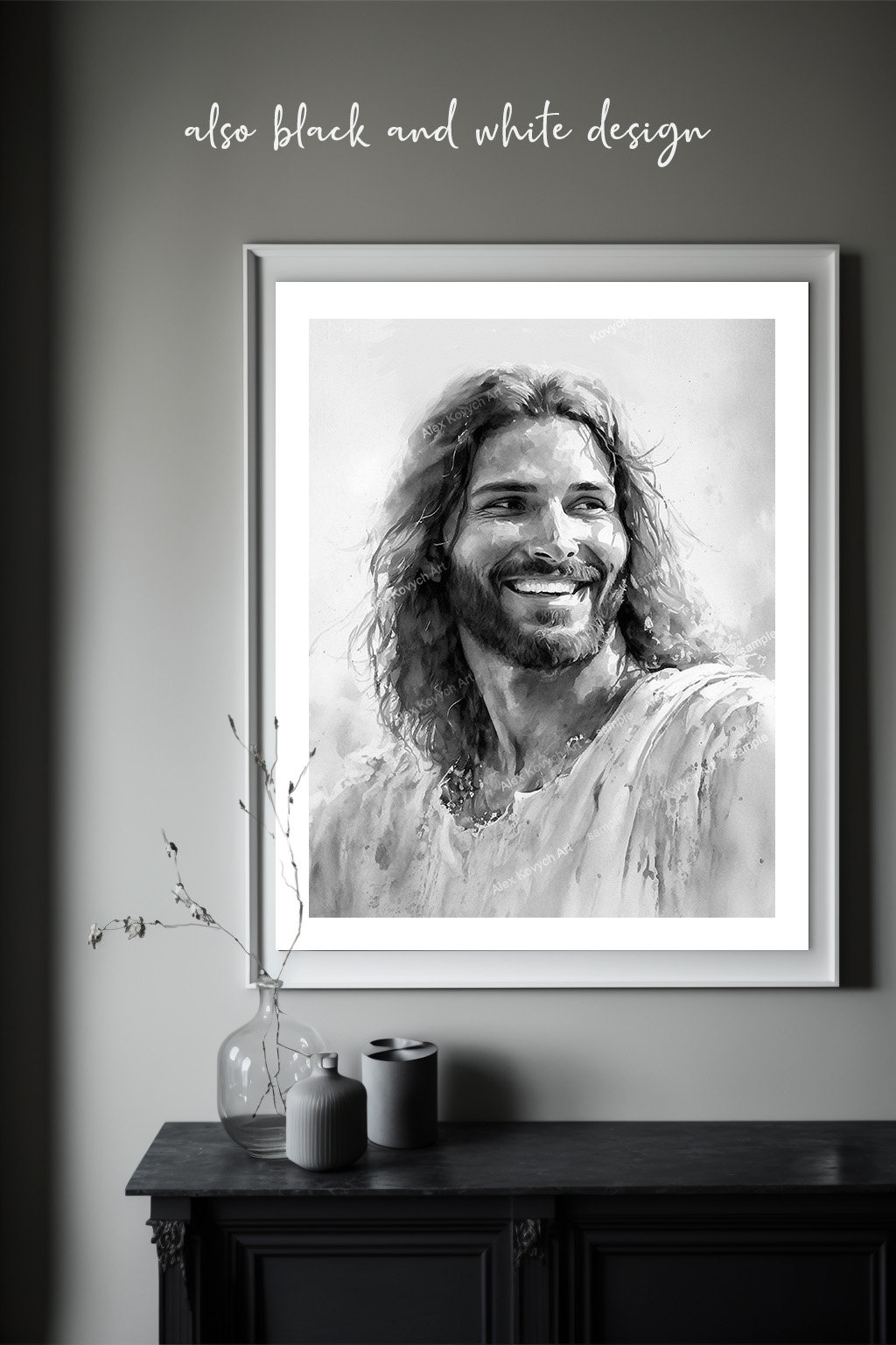 Jesus Art, Christ Portrait, Laughing Christ, Digital Painting, Smiles ...