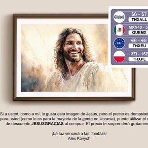 Jesus Art, Christ Portrait, Laughing Christ, Digital Painting, Smiles ...
