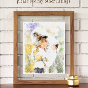 Custom Jesus Christ Portrait, Walking With Jesus Painting, Christ Art ...