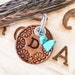 Personalized Dog Tag - Leather Dog Tag - Turquoise Western Dog Tag ...