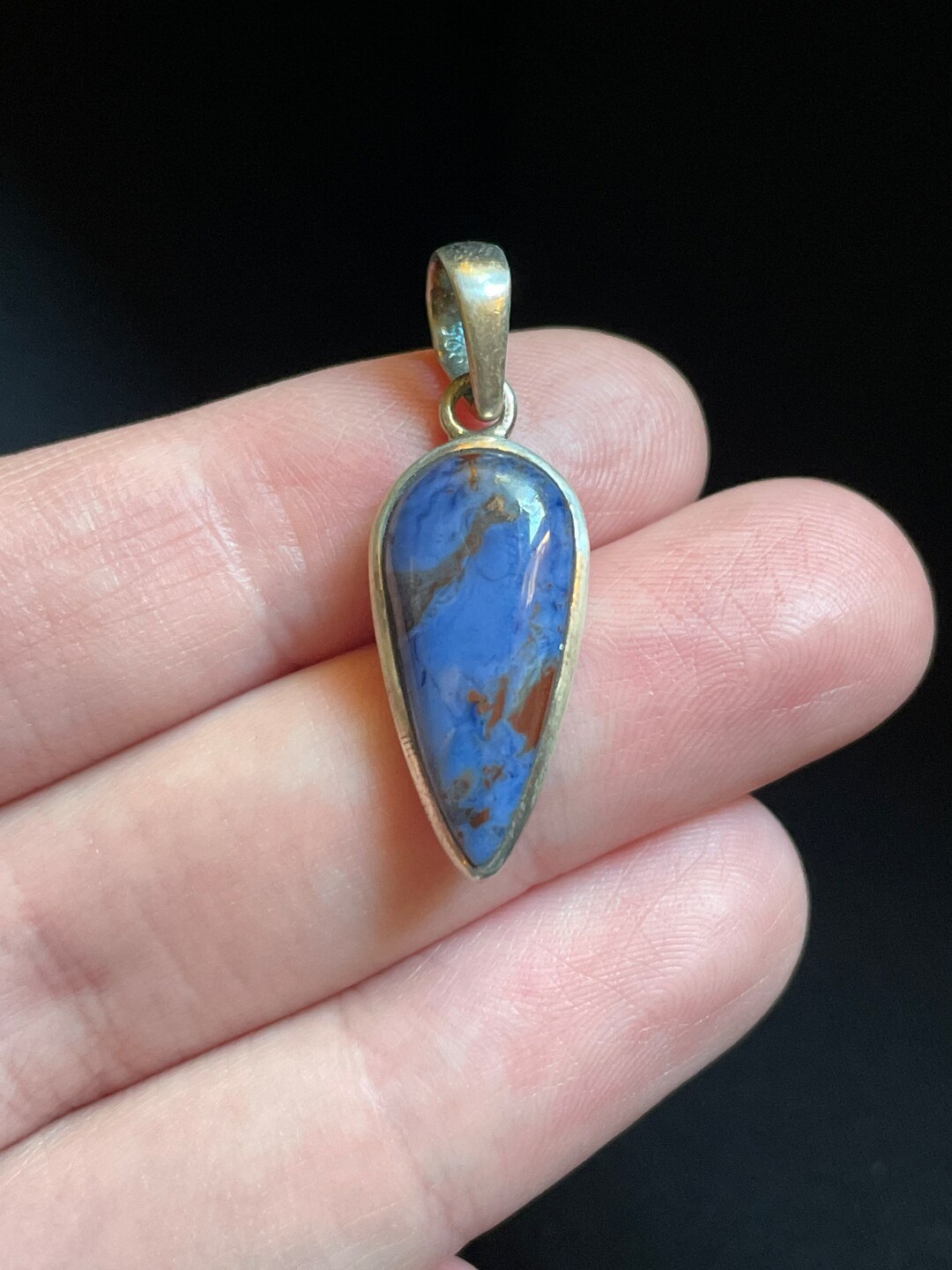 Dainty Richterite Pendant - Genuine "blue Sugilite" From South Africa ...