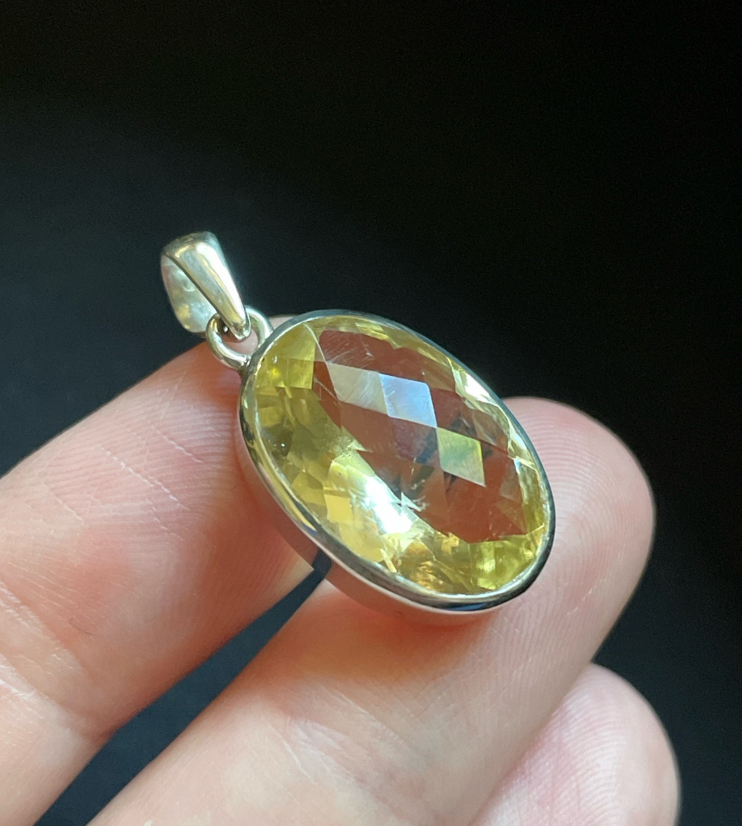 Crystal Sunshine! Oregon Sunstone Pendant - Sterling Silver - Champagne ...