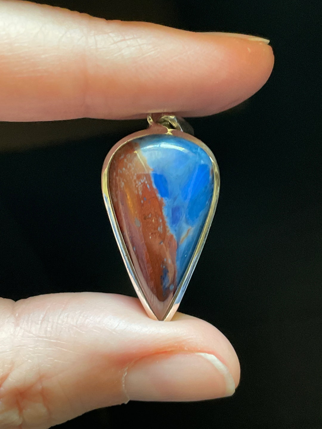 Richterite "blue Sugilite" Pendant - Stunning Royal Blue - Rare Natural ...