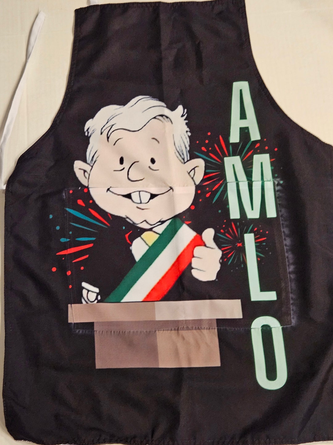 Mexican Amlo Apron/ Mandil De Amlo - Etsy