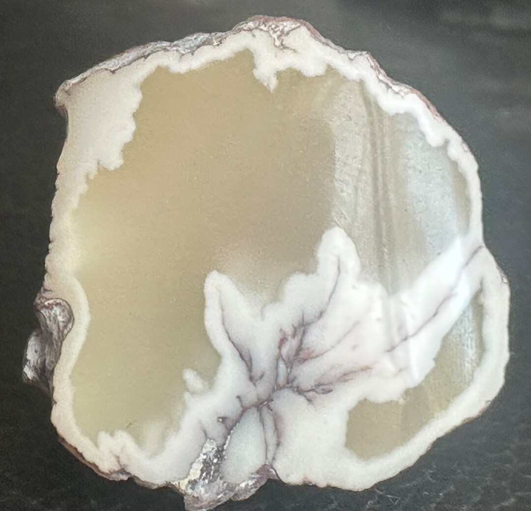 3cm Translucent Yellow Datolite Specimen - Mandan Gravel Pit, Keweenaw ...