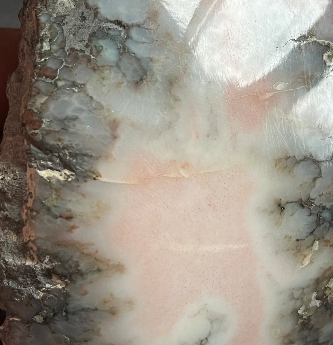 14cm Huge Pink Datolite Specimen W Gorgeous Polish Cliff - Etsy