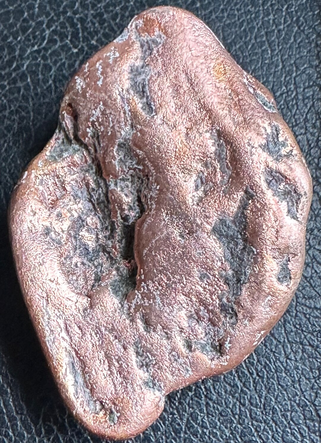 6cm Beautiful Native Copper Nugget W Colorful Basalt - Keweenaw ...