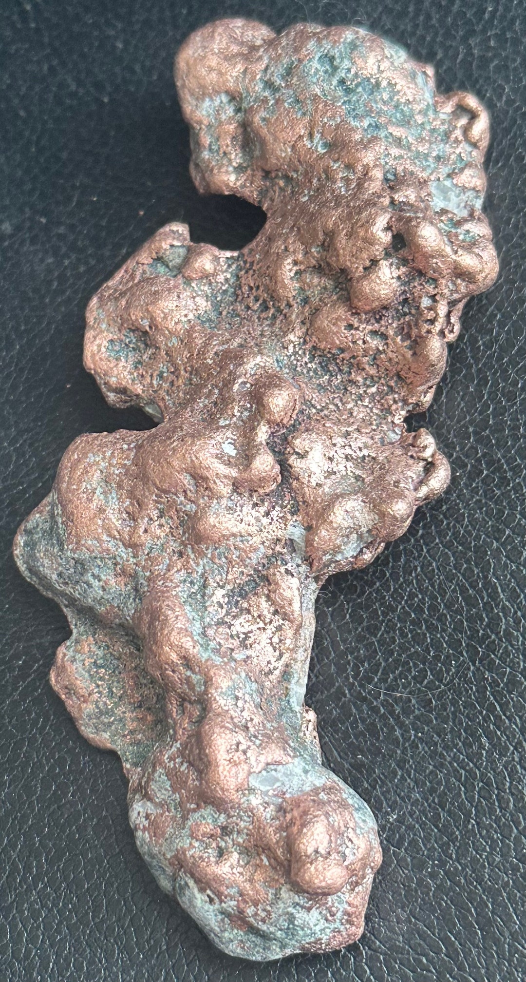 4.25 Inch Shiny Copper Nugget W Colorful Natural Matrix - Keweenaw ...