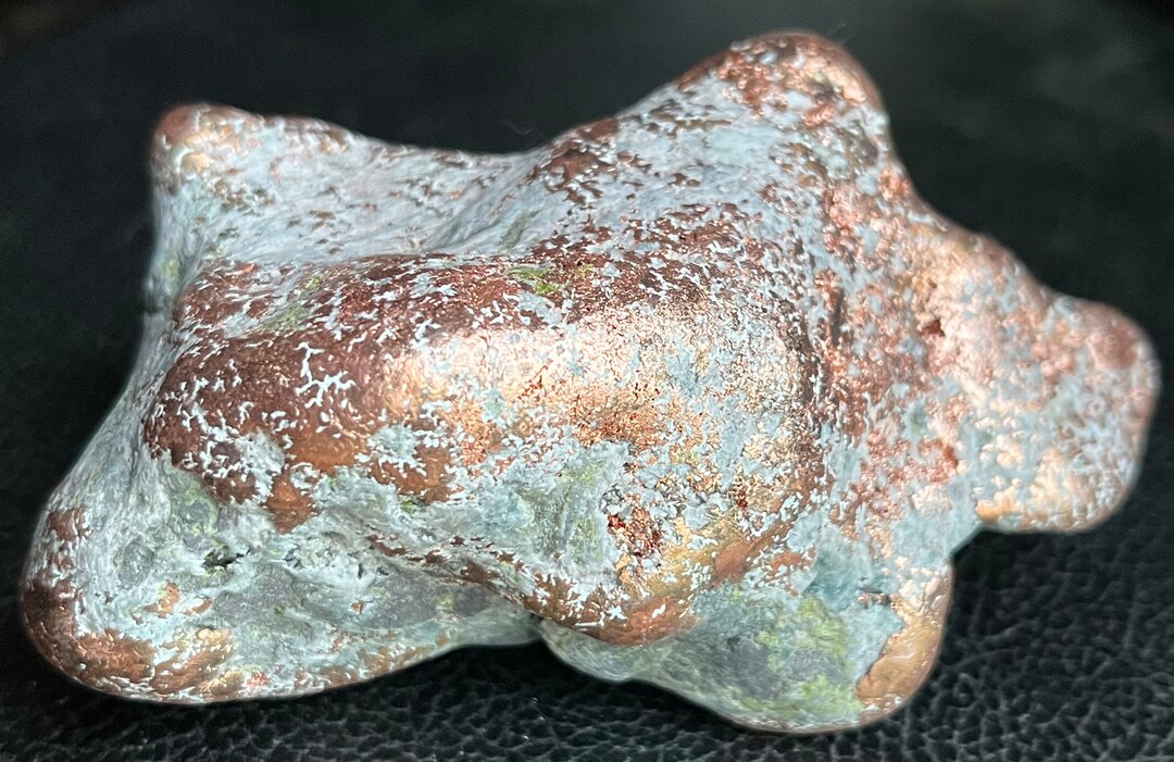 423g Hefty Native Copper Nugget W Quartz & Basalt Matrix Keweenaw ...