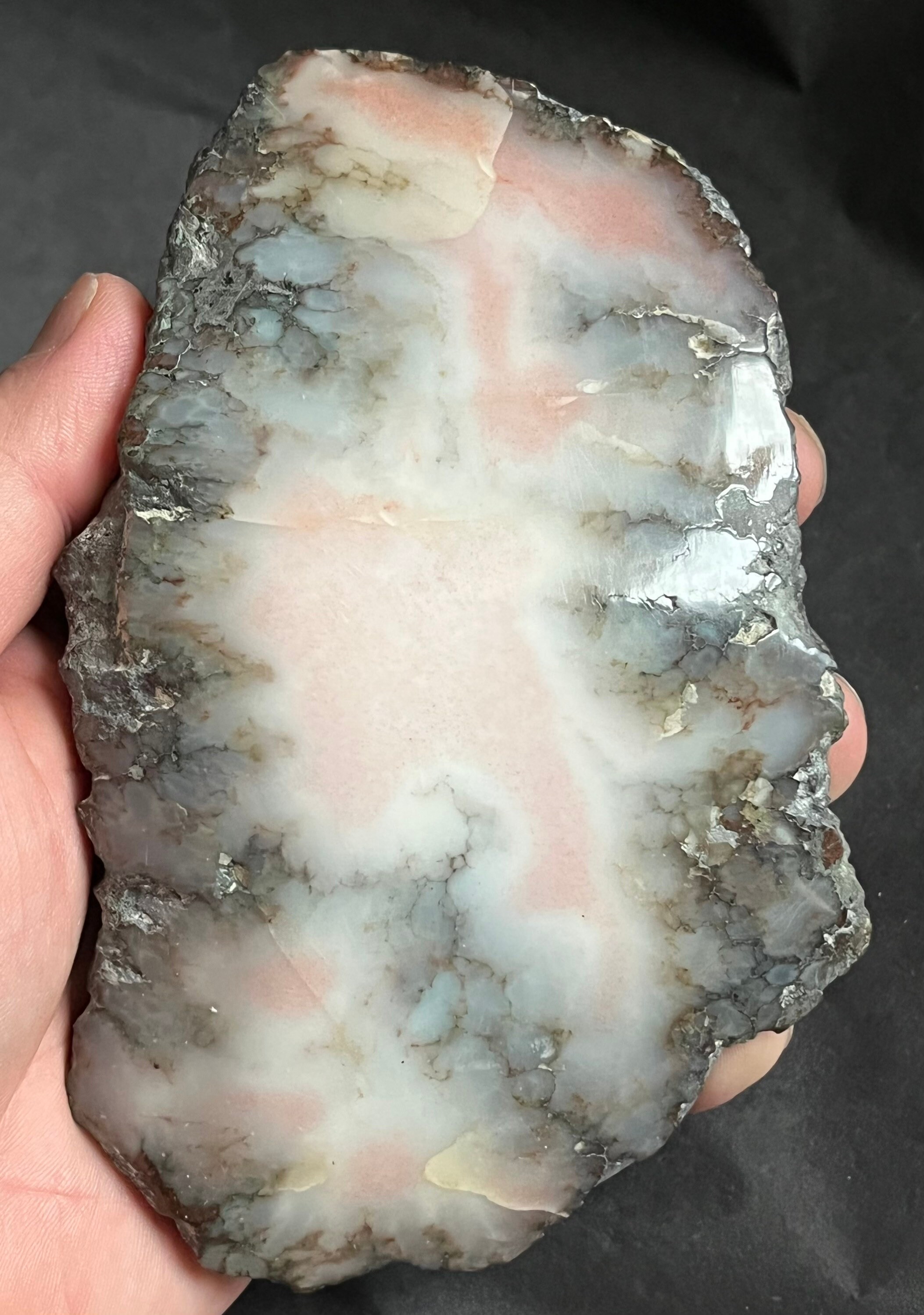 14cm Huge Pink Datolite Specimen W Gorgeous Polish - Cliff Mine ...