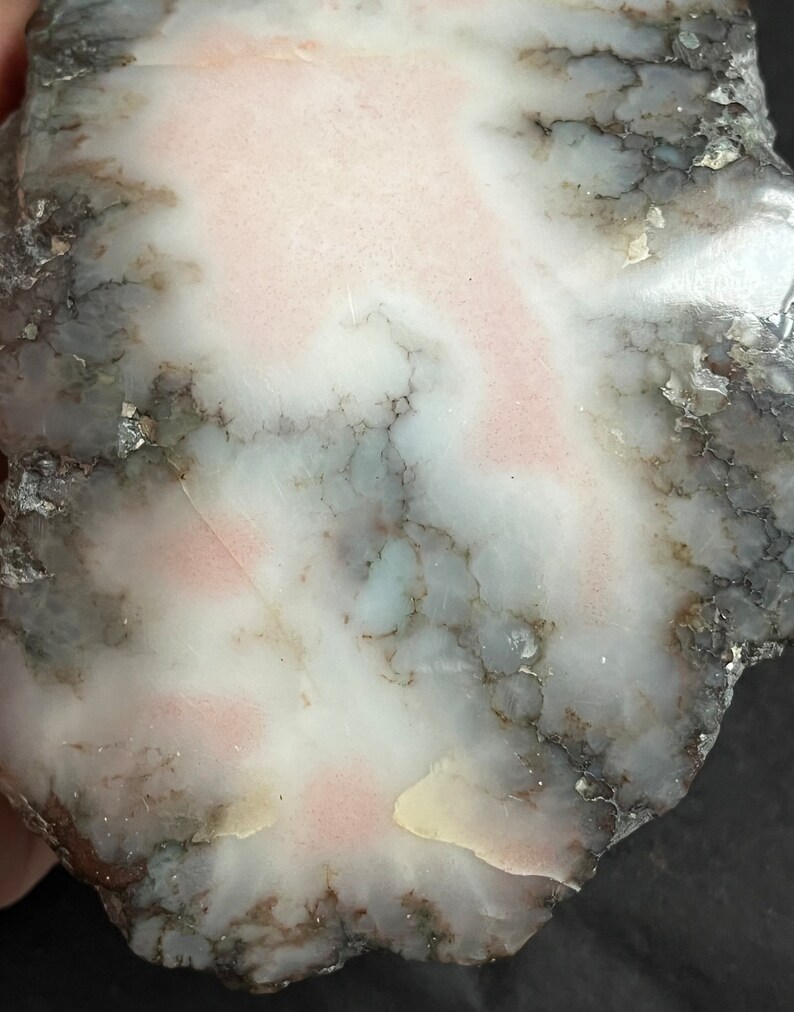 14cm Huge Pink Datolite Specimen W Gorgeous Polish Cliff Mine, Keweenaw ...