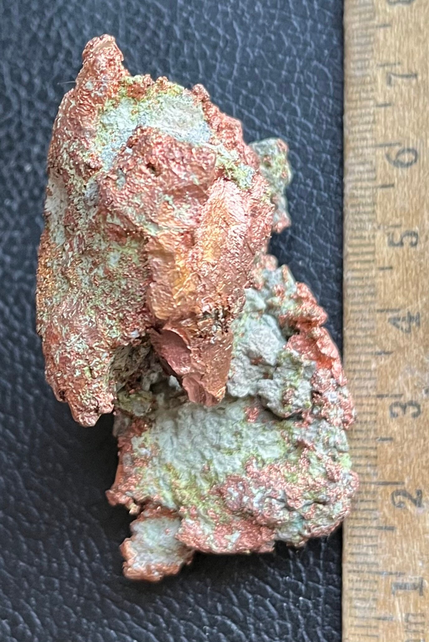 6cm Beautiful Natural Copper Specimen W Green Epidote & Basalt Keweenaw ...