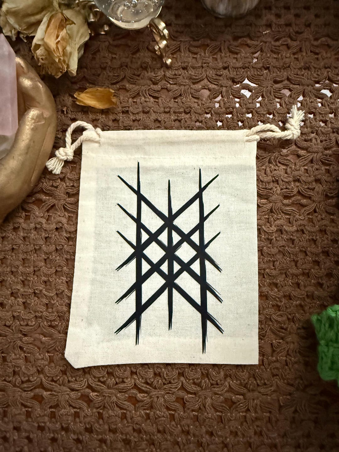 Wyrd | Crystal Bag | Runes | Seidr Magic | Herb Bag| Runes Bag ...