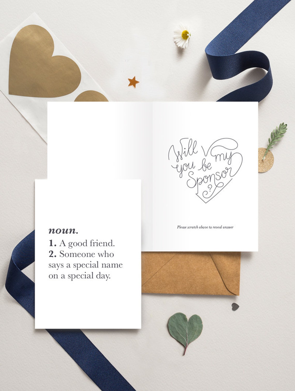 Will You Be My Confirmation Sponsor Proposal Scratch off to - Etsy Canada