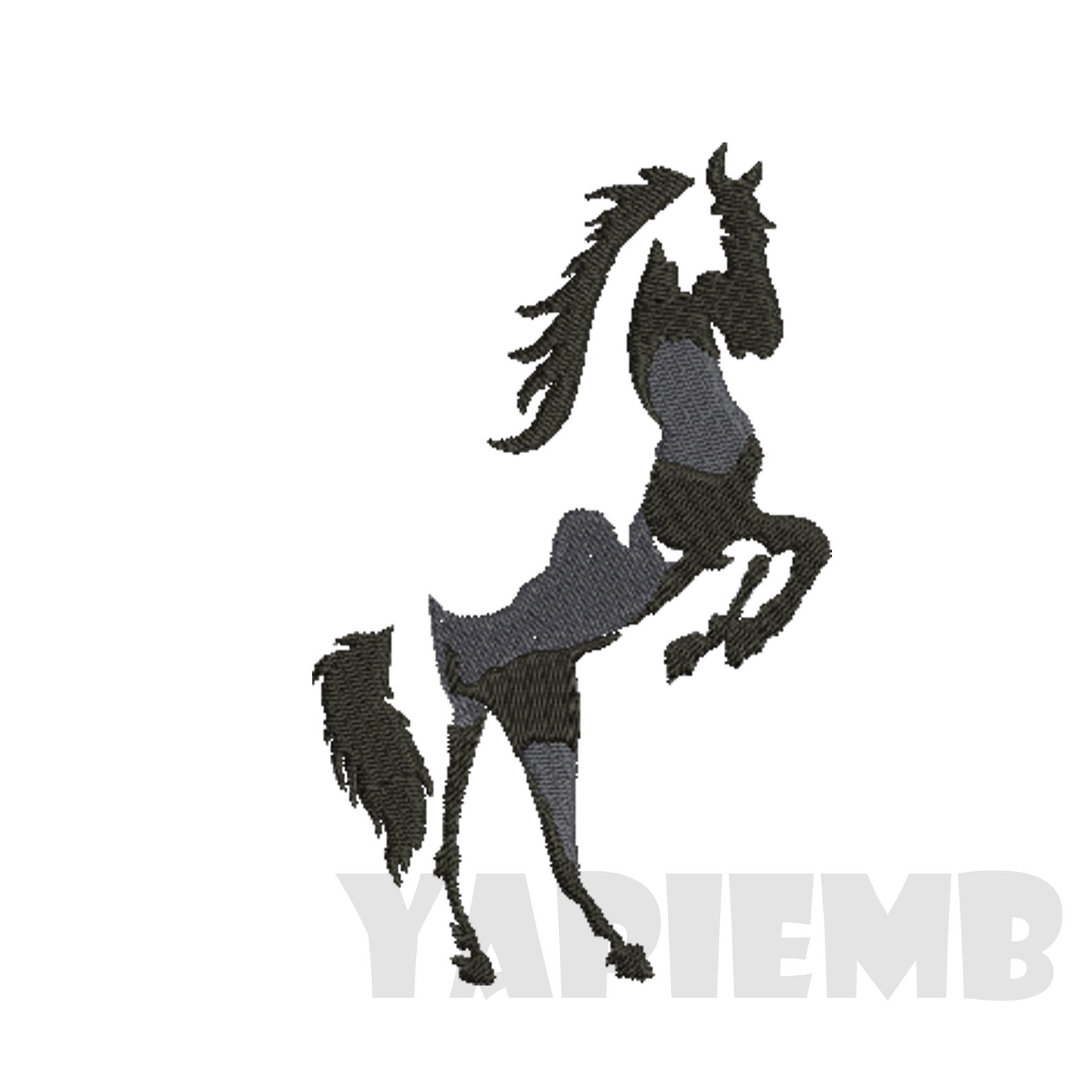 5 SIZES Horse Embroidery Designs Machine Embroidery Designs | Etsy