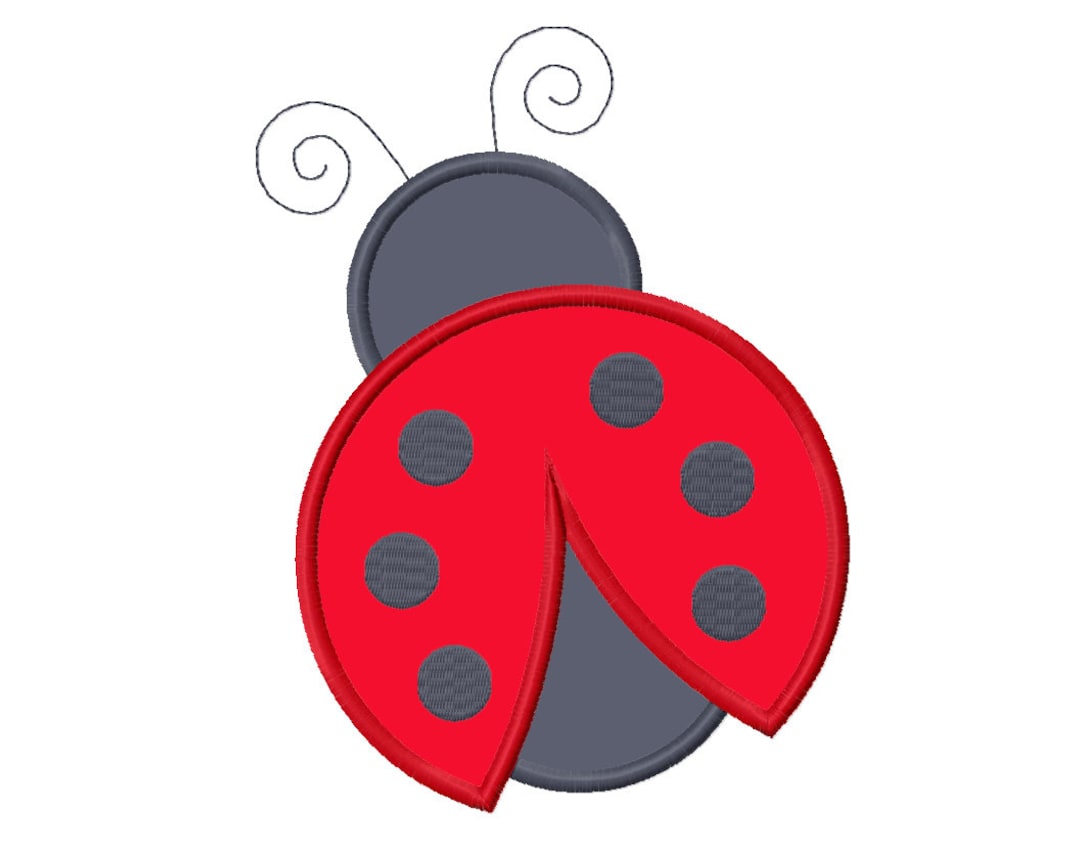 13 SIZES Lady Bug Applique Embroidery Designs Machine Embroidery ...