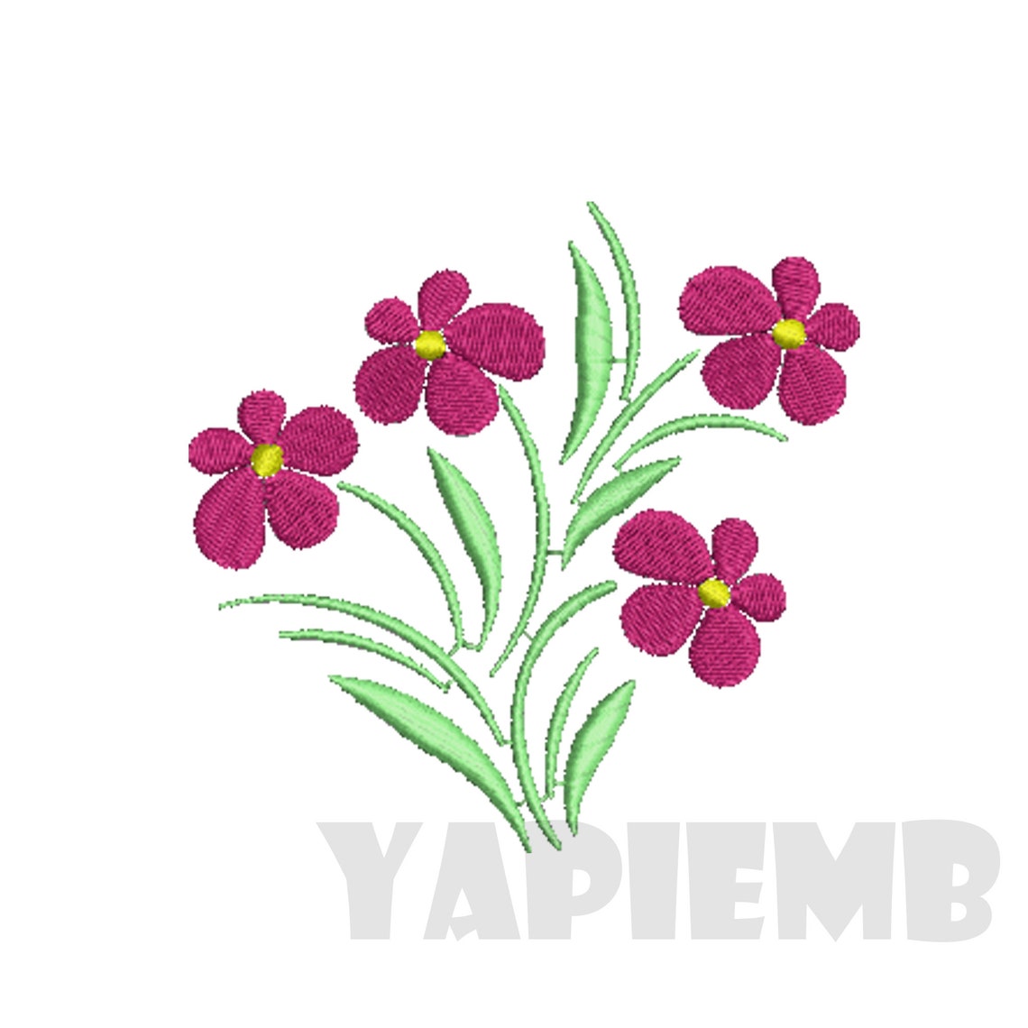 7 SIZES Flower embroidery Designs Machine Embroidery Designs | Etsy