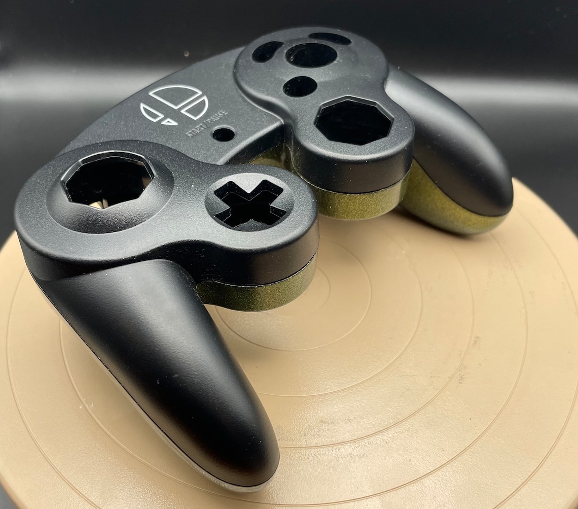 Black and Gold Gamecube Controller Shell - Etsy