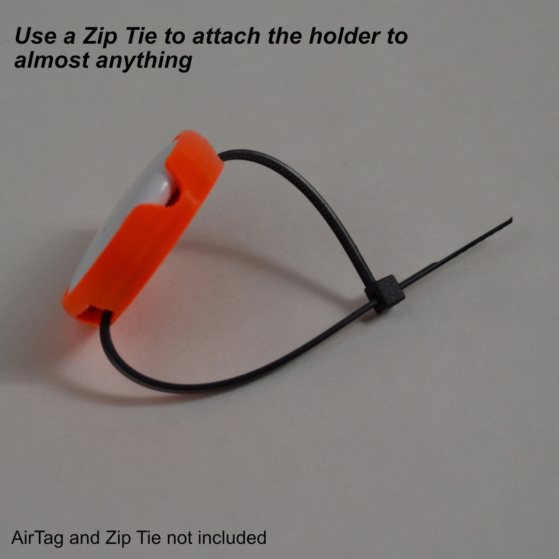 Holder for Apple AirTag Tie on With Shoe Laces, Band or Zip Ties - Etsy