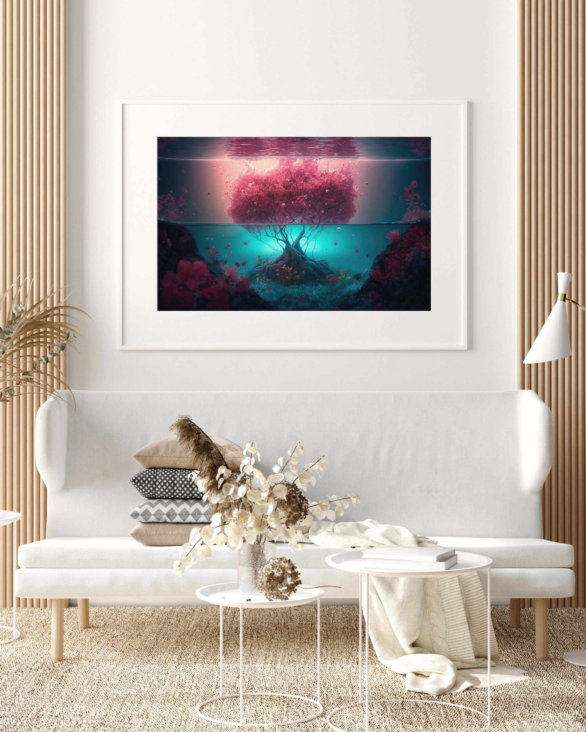 PRINTABLE SAKURA Tree Wall Art Aiart Cherry Blossom Spring Sakura ...