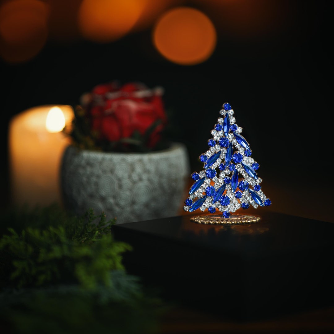 Rhinestone Christmas Tree, Vintage Christmas Tree - Vintage Rhinestones ...