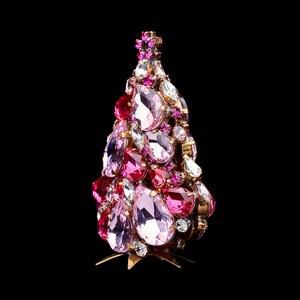 3D Glitzy Gleam Christmas Tree (pink Color), Vintage 3D Christmas Tree ...