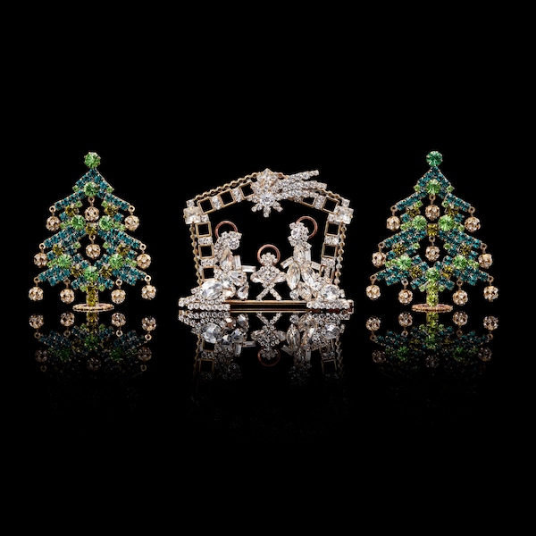 Crystal Nativity Scene - Etsy