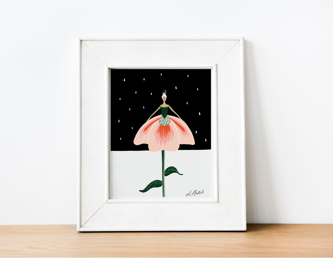 Flower Dancer Art Print - Etsy