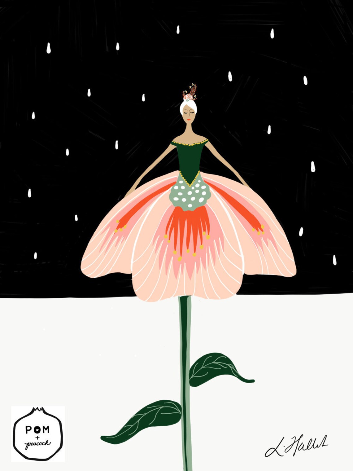 Flower Dancer Art Print - Etsy