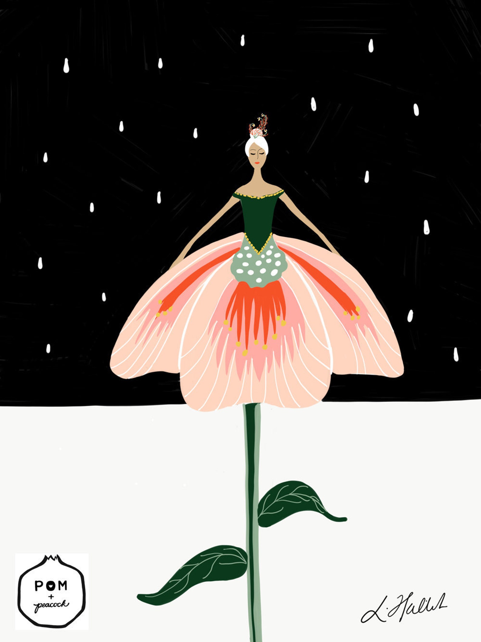 Flower Dancer Art Print - Etsy