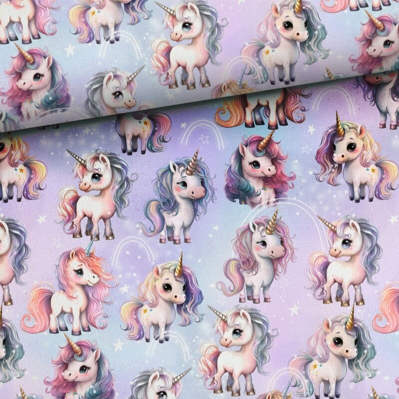 Unicorn Fabric - Etsy