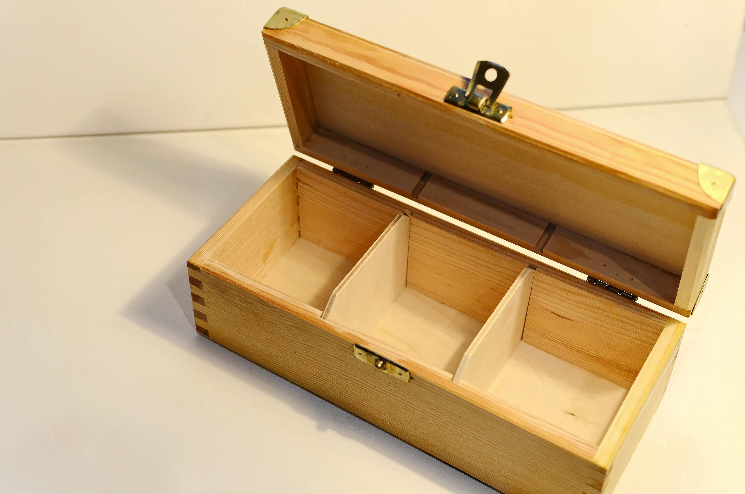 Wooden Tea Box Tea Box Wood Painted Wooden Box Box for Tea - Etsy