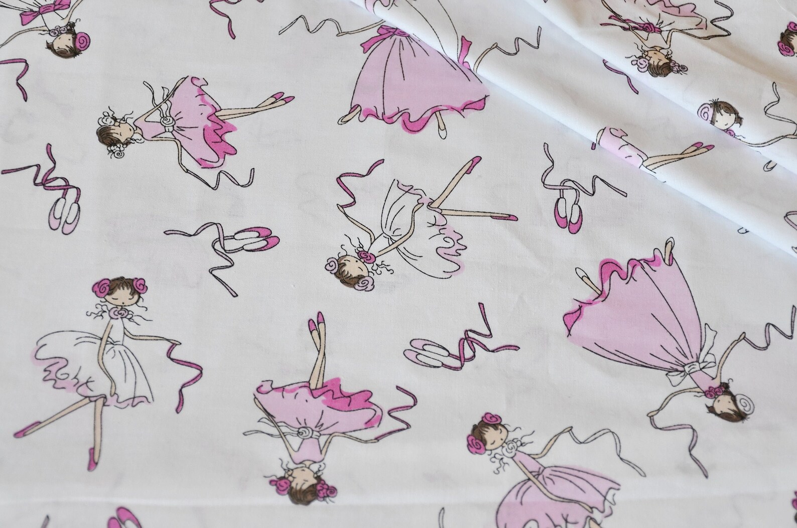 Ballerinas Cotton Fabric for Girls100% Cottonballet | Etsy