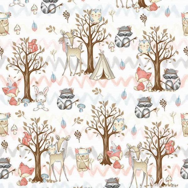 Woodland Fabric - Etsy