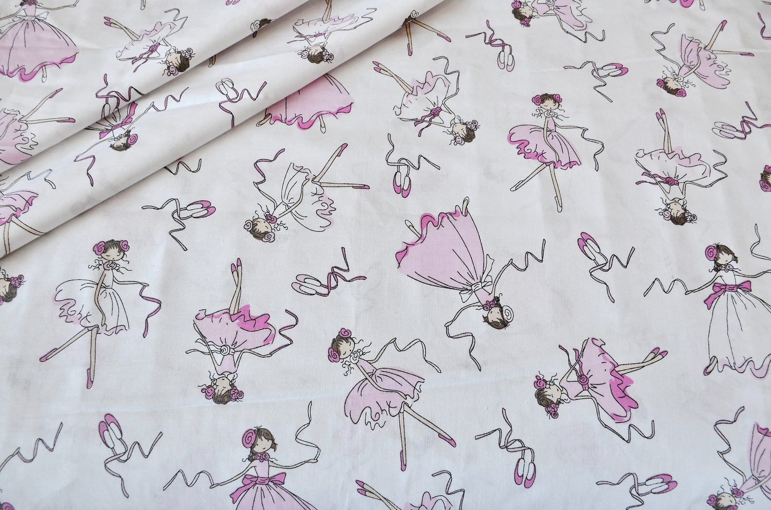 Ballerinas Cotton Fabric for Girls100% Cottonballet - Etsy