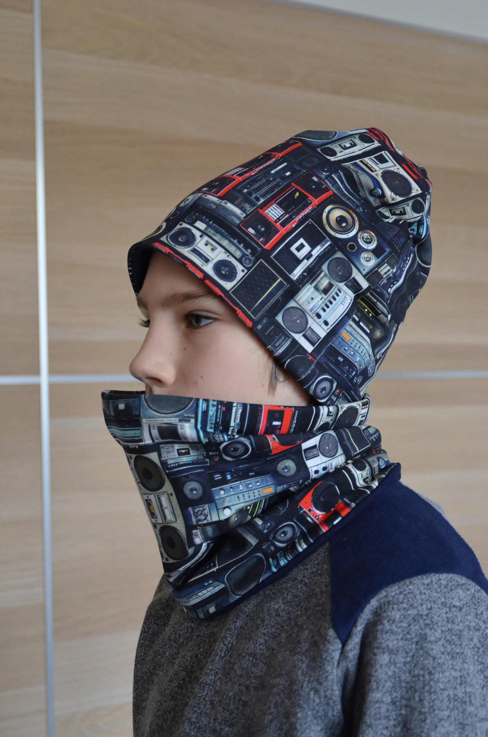 Radio Music Beanie and Loophi-fi Beanie Hat and - Etsy