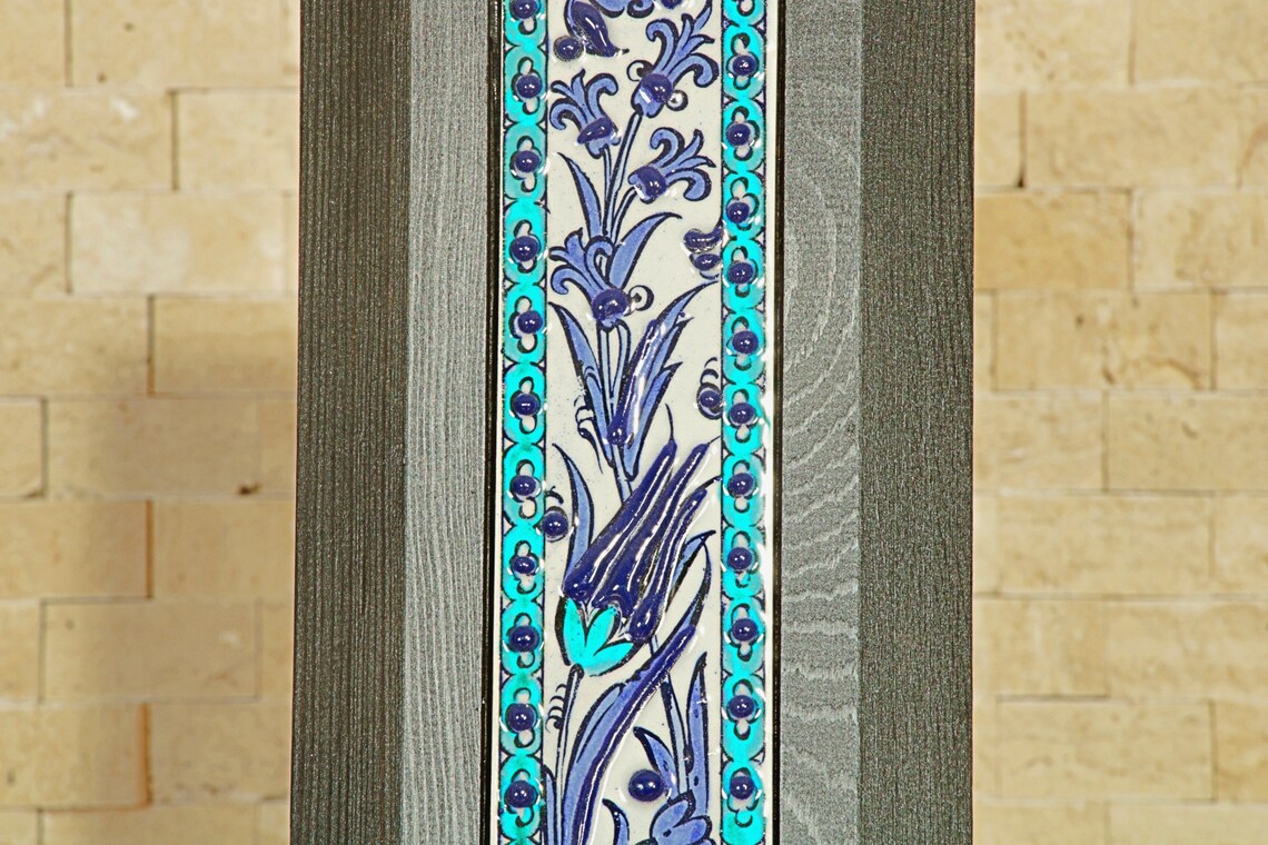 2x Handmade Handpainted Turkish Ottoman Design Wall Art Home Decor Fine ...