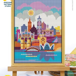 Valencia CS958 Counted Cross Stitch Pattern KIT and PDF - Etsy