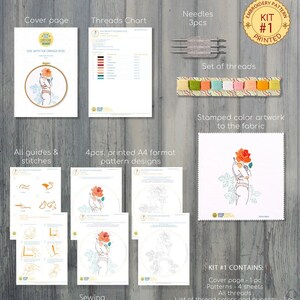 Plus Size Woman Embroidery EM030 Embroidery Pattern KIT and - Etsy
