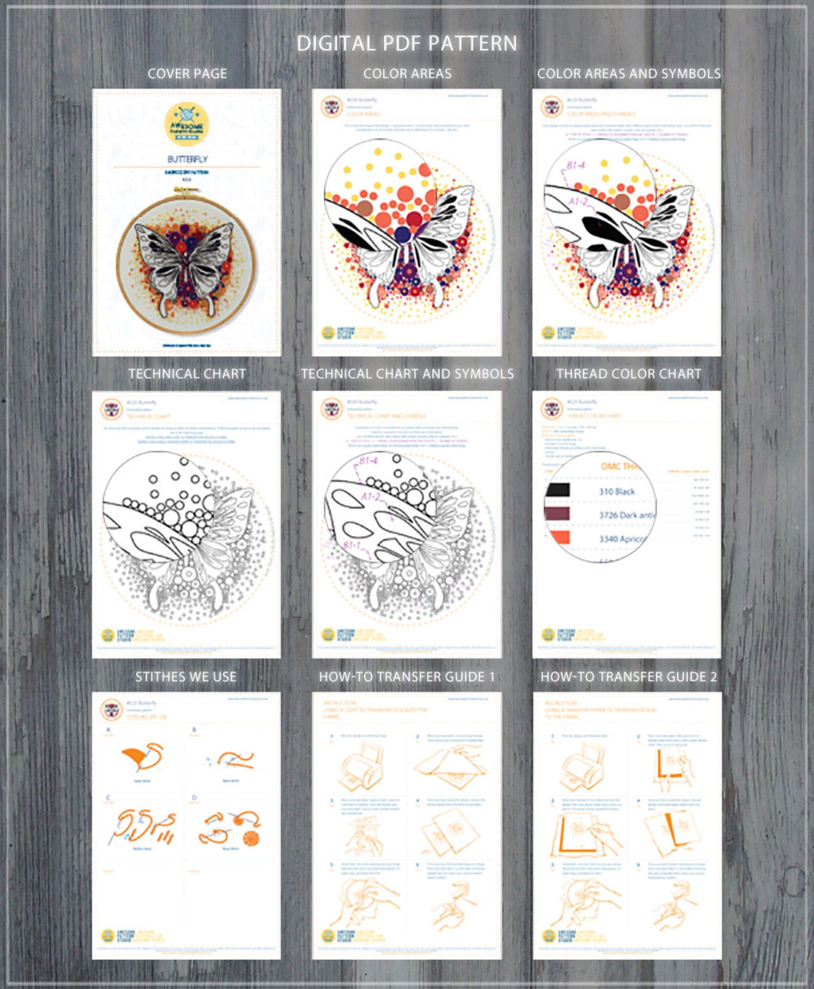 Mandala Tree of Life Embroidery EM061 Embroidery Pattern KIT - Etsy