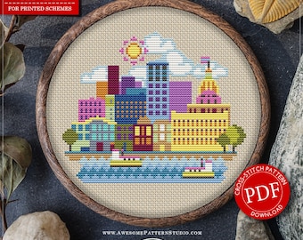 Indianapolis CS356 Counted Cross Stitch Pattern KIT and PDF | Etsy