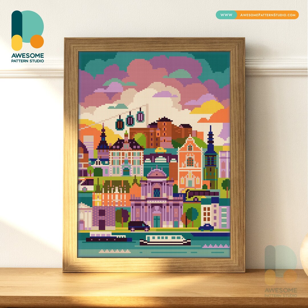 Namur Belgium DS1669, Diamond Painting DIY KIT Diamond Painting Kit ...