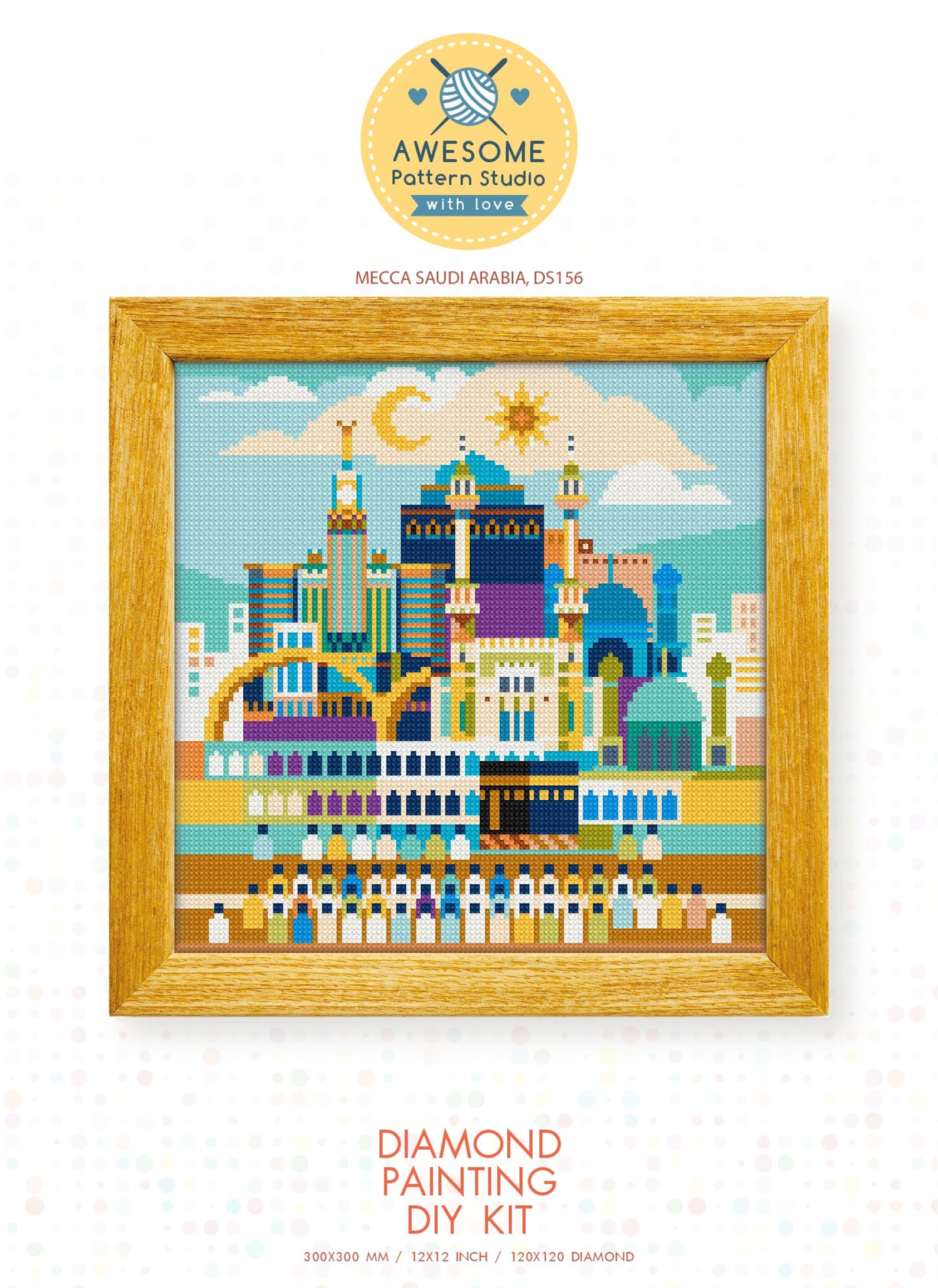Mecca Saudi Arabia DS156 Diamond Painting DIY KIT Makkah | Etsy